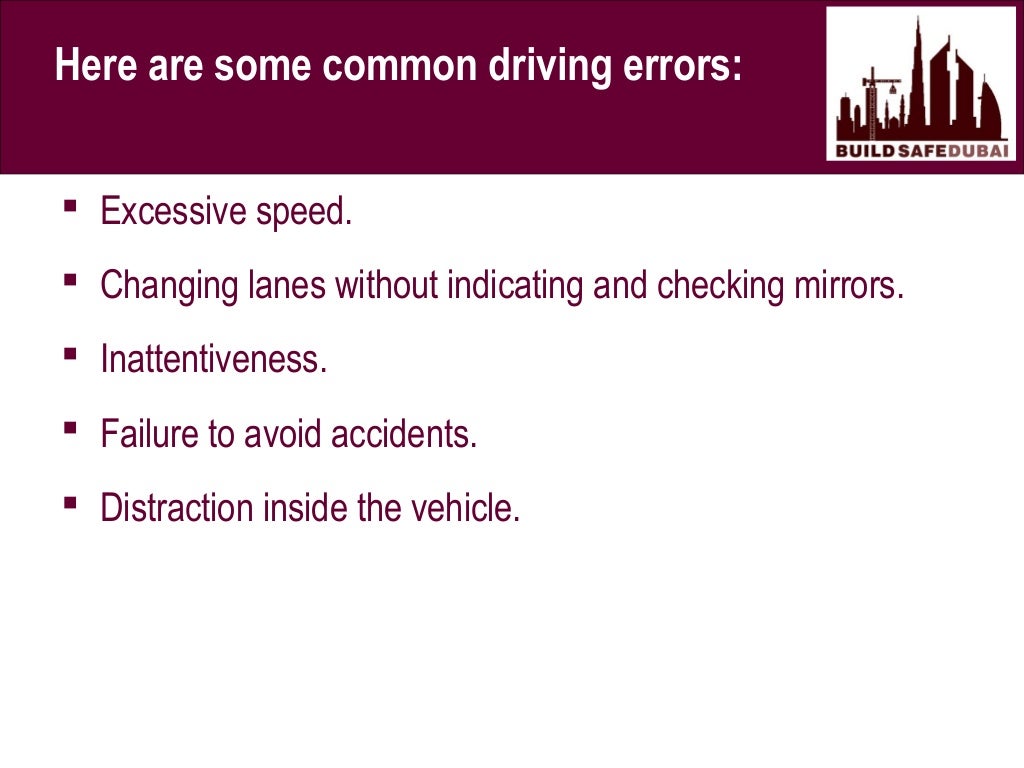 Driving-Errors