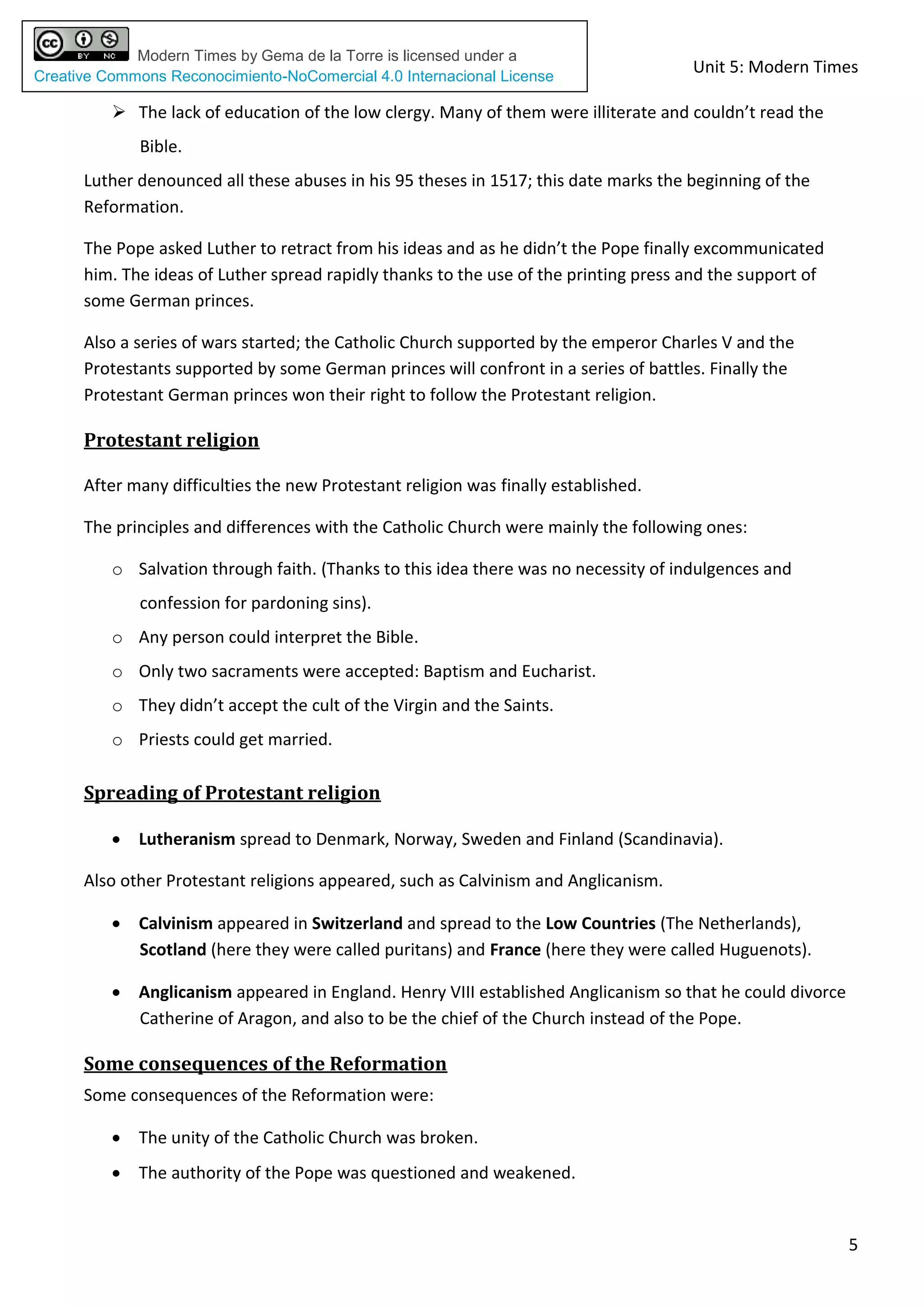 Unit 5: Modern Times | PDF