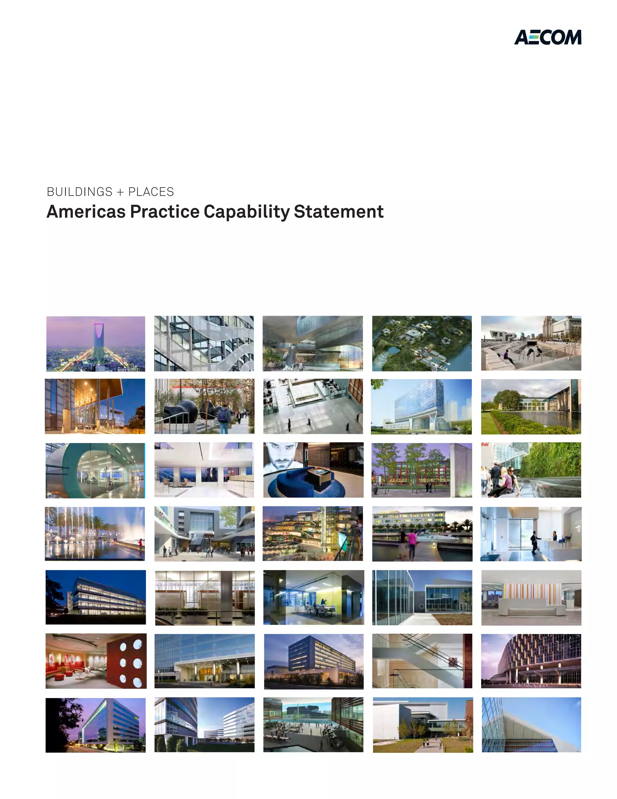 AECOM Buildings + Places NYC Metro Brochure - Create . Enhance ...