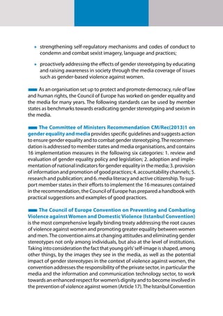 Combating gender stereotyping and sexism in the media | PDF