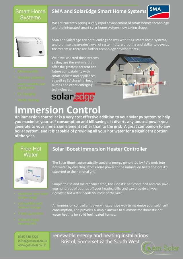 Gem Solar PV and Storage brochure Spring 2017 | PDF