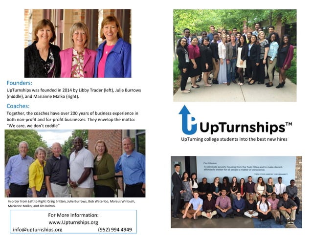 UpTurnships Brochure 2016 | PDF