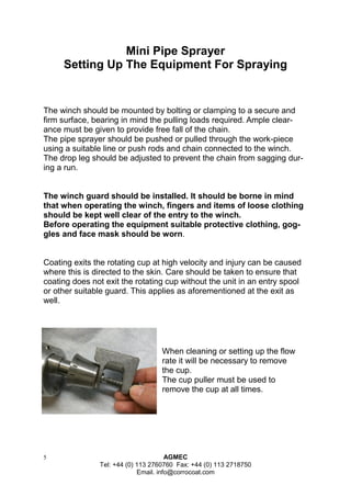 Mini Pipe Sprayer | PDF