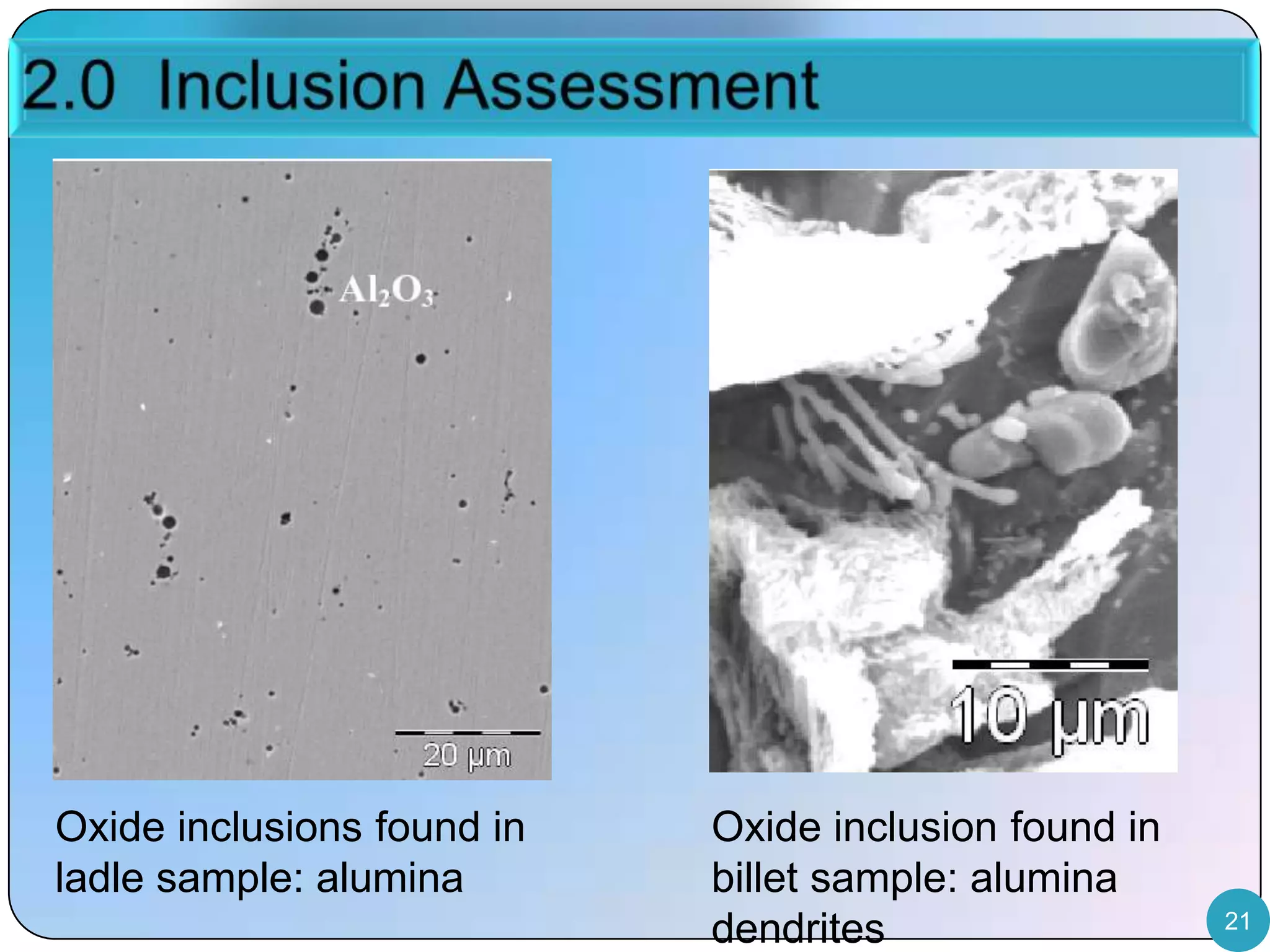Inclusion control for clean steel | PPTX