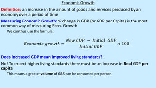 Economic Growth - How it's measured | PPT