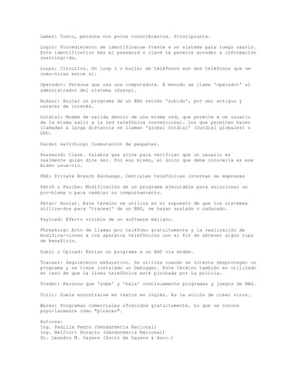 Mandamientos del hacker diez principios éticos | DOC