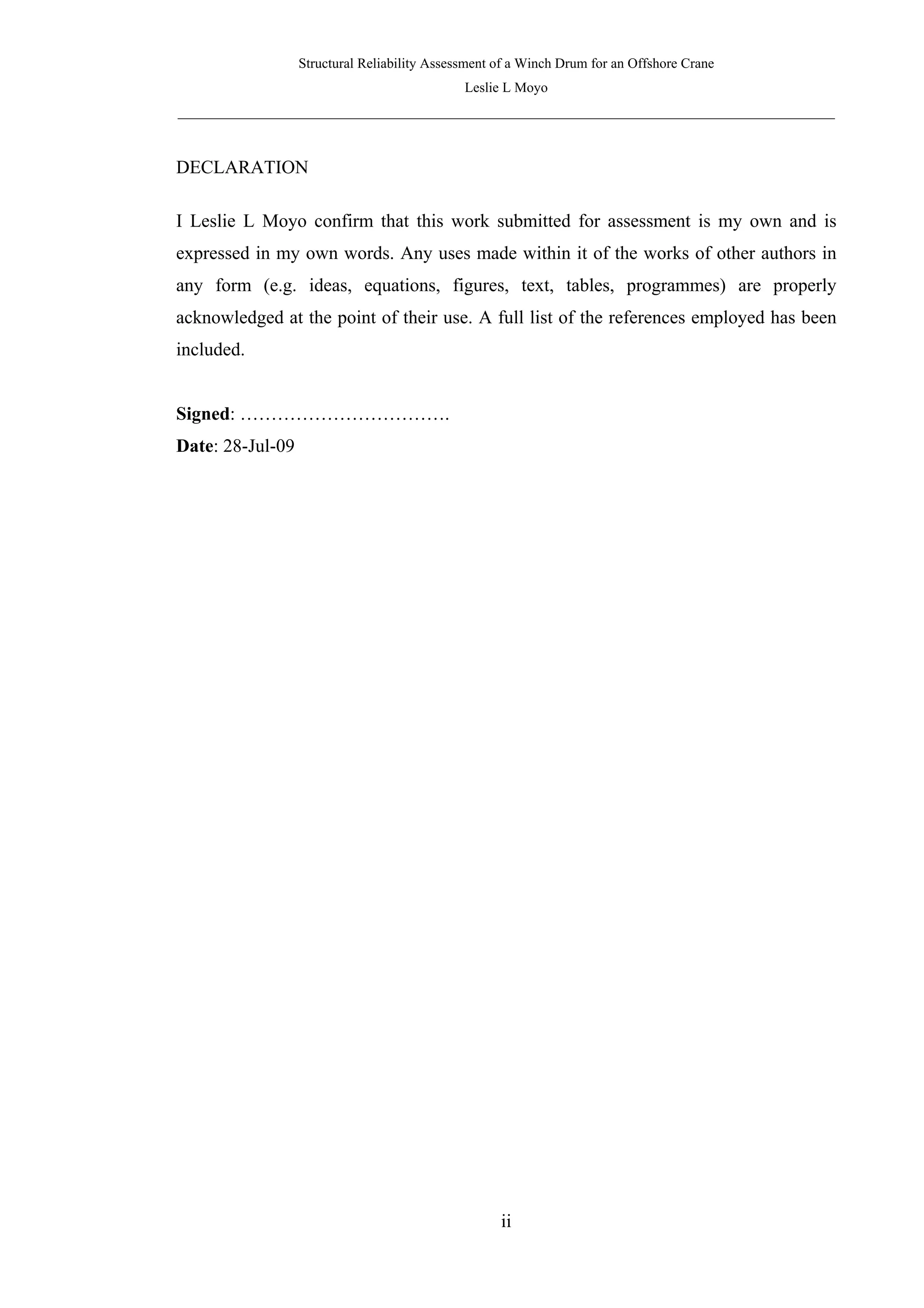 Structural Reliability Assessment of a Winch Drum for an Offshore Crane ...