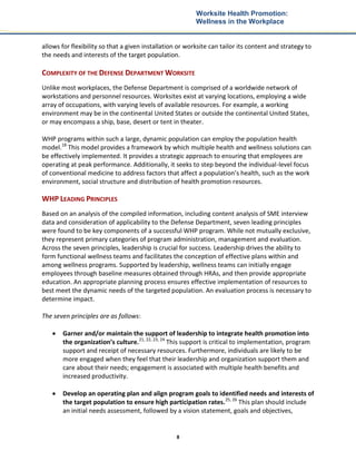 Worksite Health Promotion Wellness in the Workplace[1] | PDF