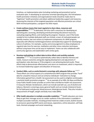 Worksite Health Promotion Wellness in the Workplace[1] | PDF