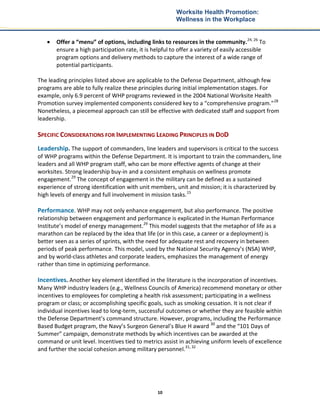 Worksite Health Promotion Wellness in the Workplace[1] | PDF