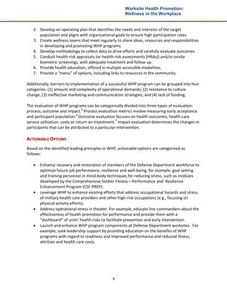 Worksite Health Promotion Wellness in the Workplace[1] | PDF