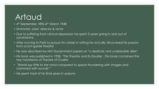 Artaud | PPTX