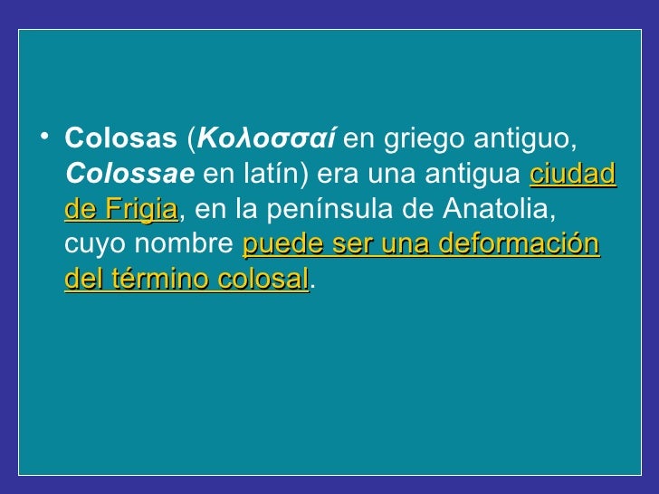 Colosenses