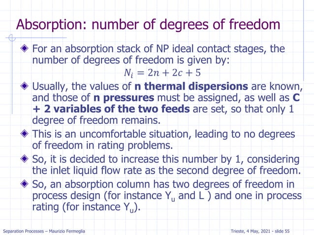 Modelling absorption column for engineers | PDF