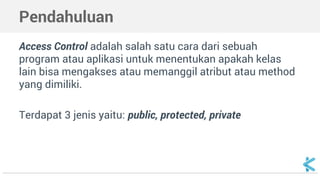 OOP - Access Control | PDF