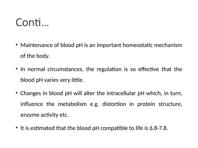 acid-base balance.pptx Acid-base balance refers to the balance between ...