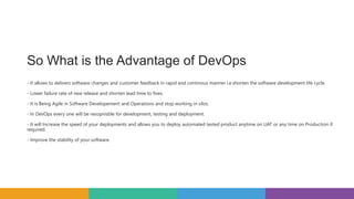 Adapting DevOps Culture for Software Developement and Distribution | PPT