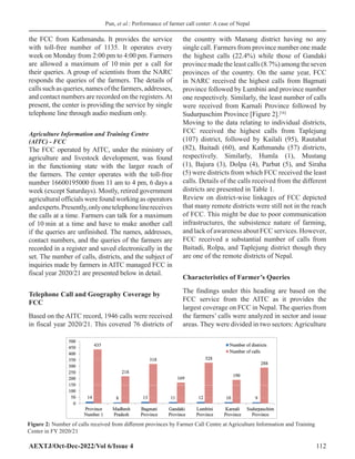 Performance of Farmer Call Center: A Case of Nepal | PDF
