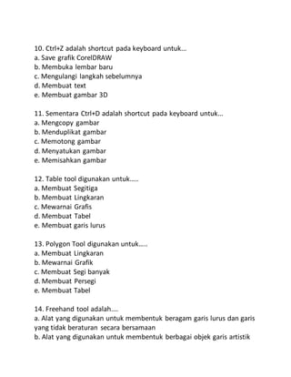 soal TIK | PDF