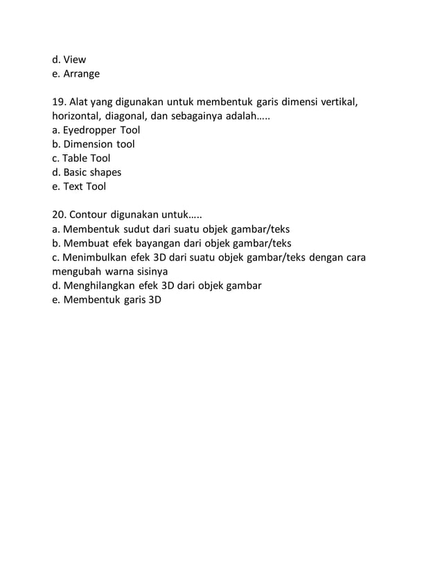 soal TIK | PDF