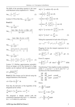 A Note on the Asymptotic Convergence of Bernoulli Distribution | PDF