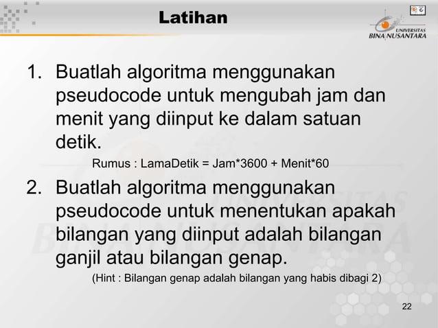 01_algoritma_dan_pseudocode informatika kelas IX | PPT