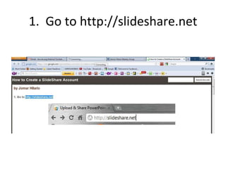 How to Create a Slideshare Account | PPT