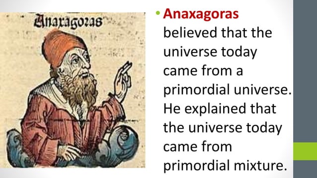 01 ancient theories on the origin of the universe | PPT