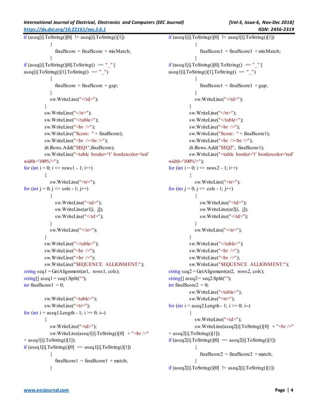 A Program for Multiple Sequence Alignment by Star Alignment | PDF