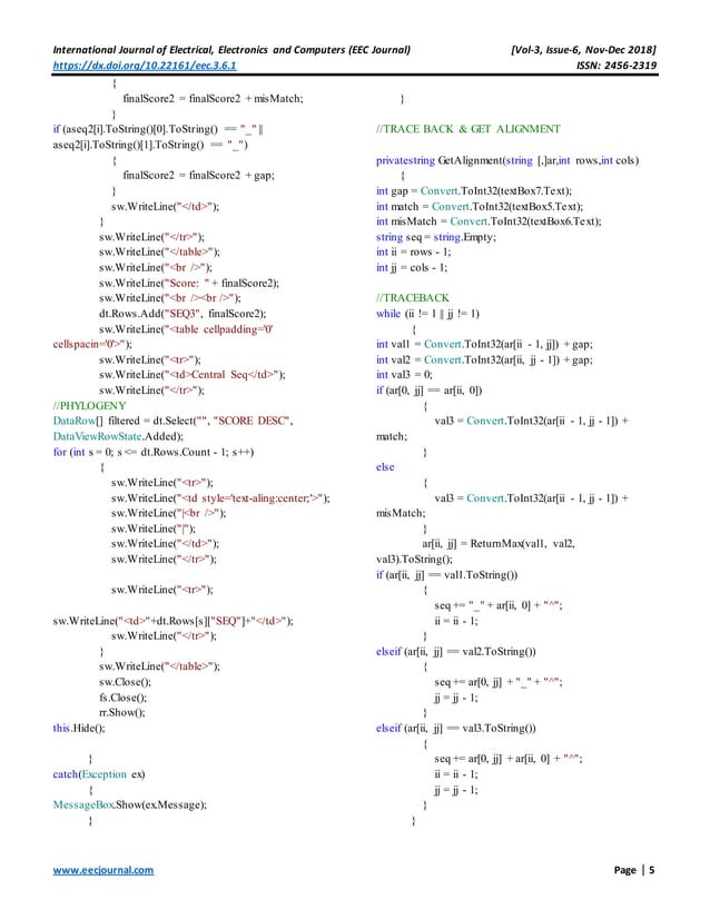 A Program for Multiple Sequence Alignment by Star Alignment | PDF