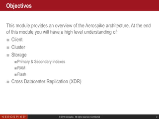Aerospike Architecture | PPT