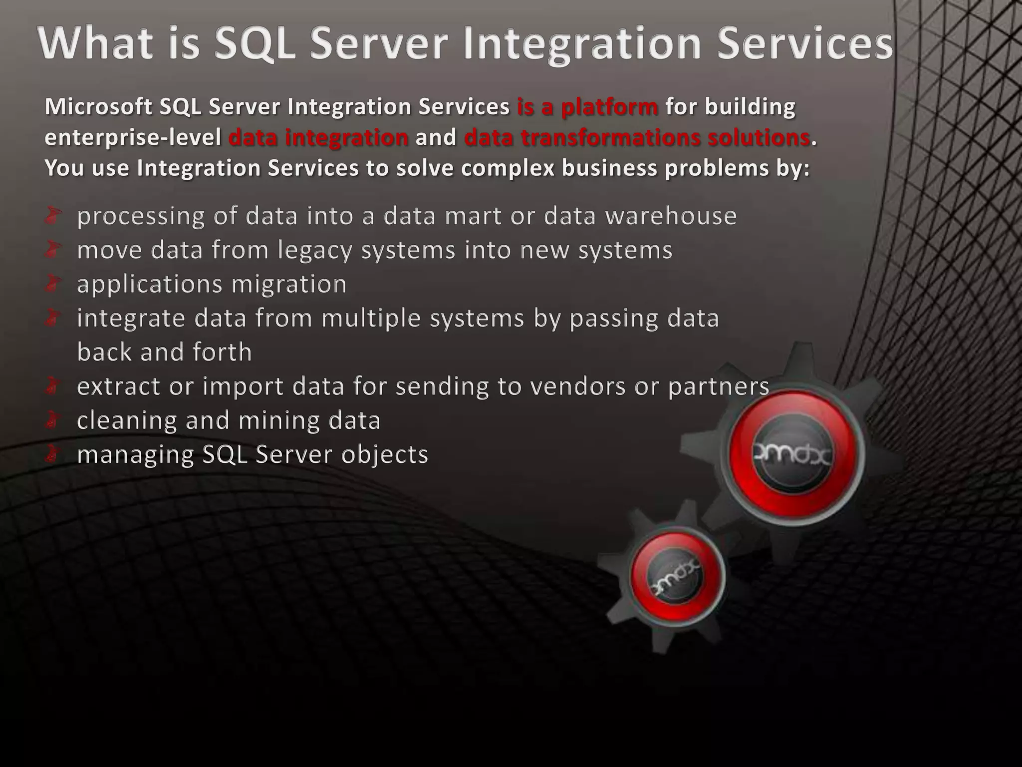 01 Architecture Of Integration Services | PPTX | Databases | Computer Software and Applications
