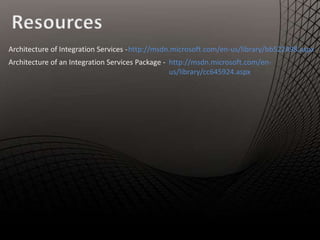 01 Architecture Of Integration Services | PPTX | Databases | Computer ...
