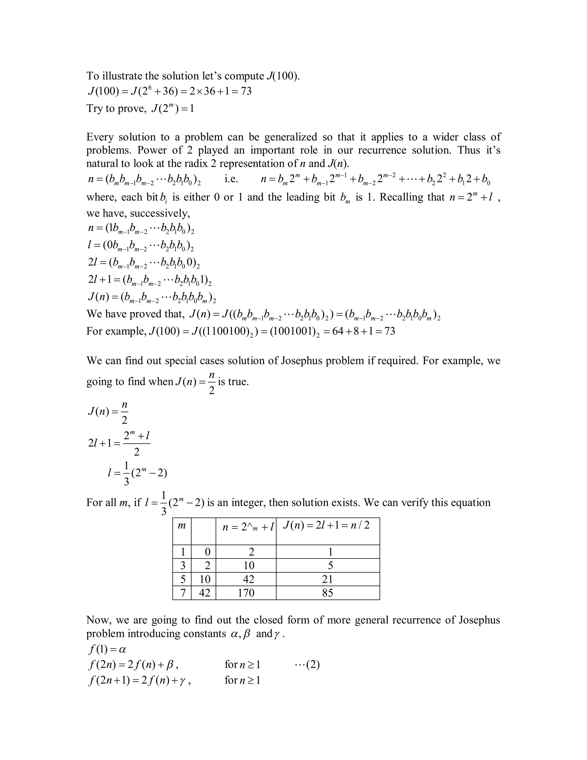 Recurrent problems: TOH, Pizza Cutting and Josephus Problems | PDF