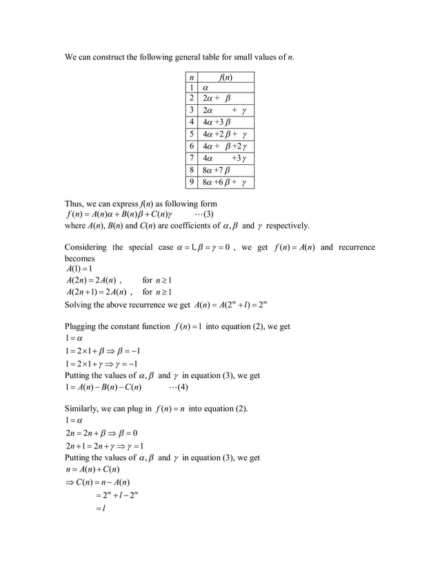 Recurrent problems: TOH, Pizza Cutting and Josephus Problems | PDF