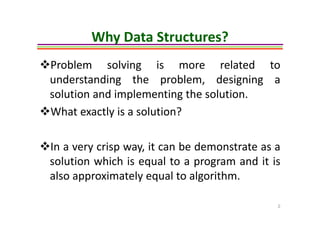 Introduction to Data Structure | PPT