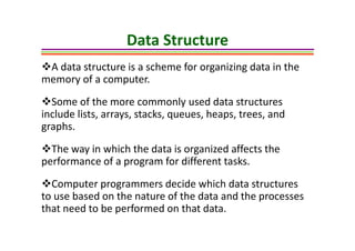 Introduction to Data Structure | PDF
