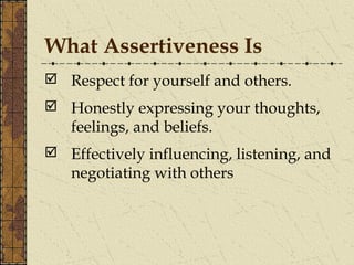 01 asertiveness | PPT | Parenting Babies and Toddlers | Parenting