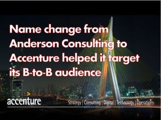 Accenture- Mini Case | PPTX