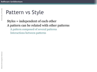 Software Architecture Course - Part III Taxonomies - Definitions | PPT