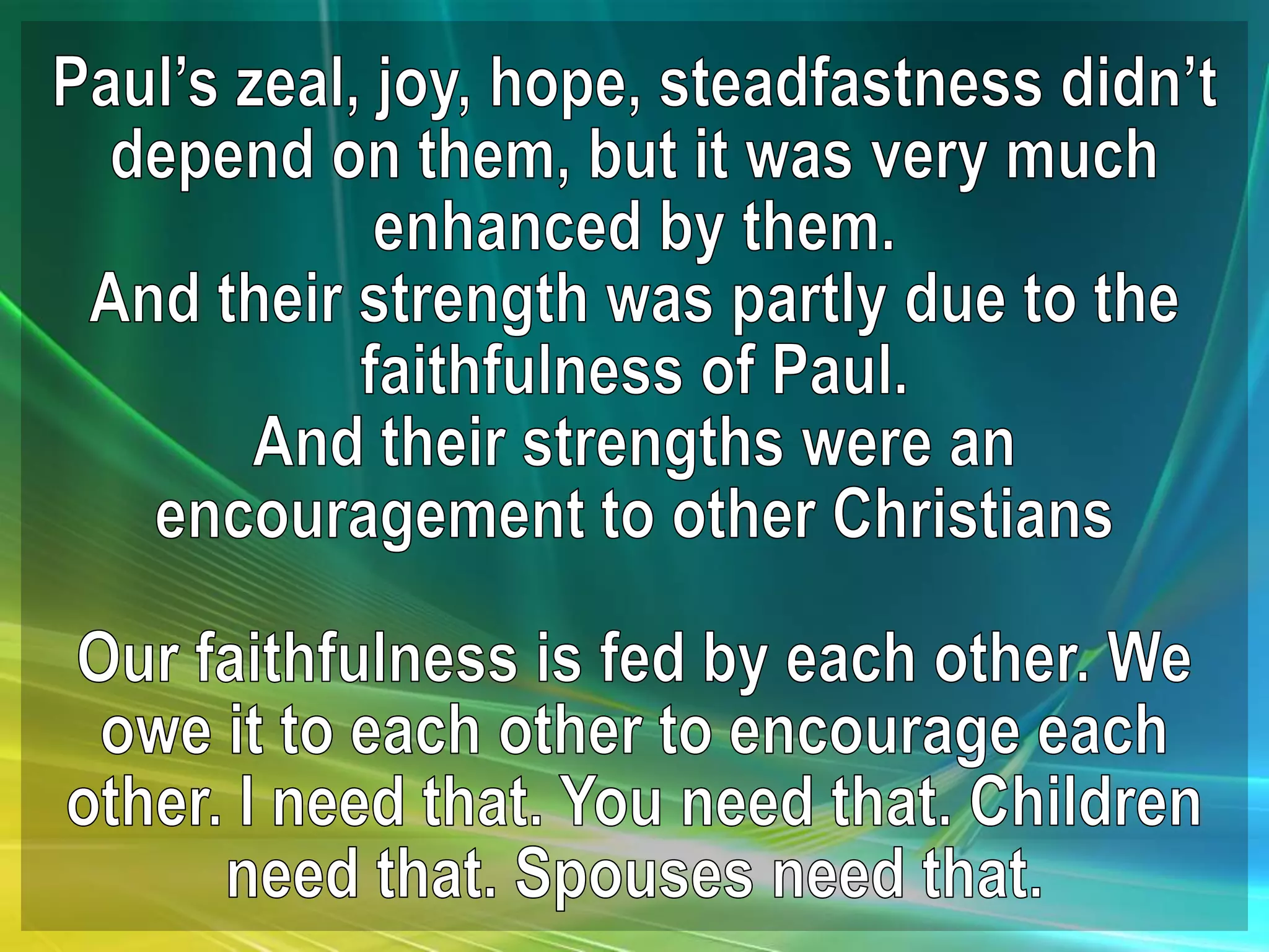 The Ministry of Encouragement 1 Thessalonians | PPTX