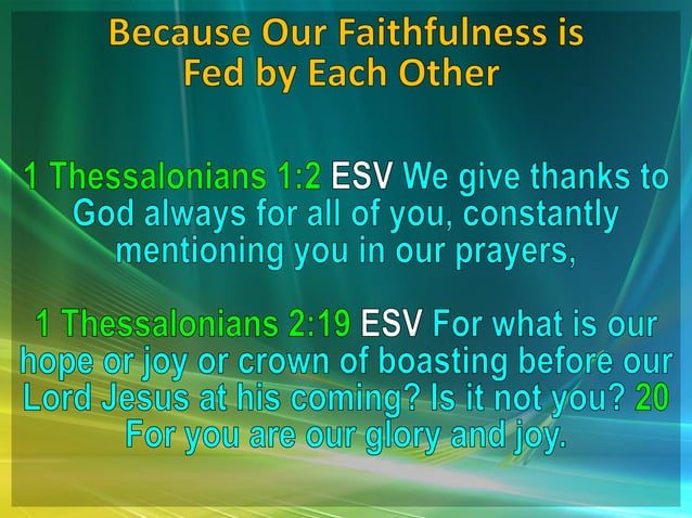 The Ministry of Encouragement 1 Thessalonians | PPTX