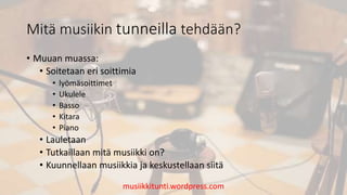 7. luokan musiikin avaustunti | PPT