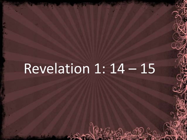 01 b Revelation 1:9-20 | PPT
