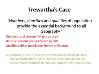 Introduction, & Scope of Population Geography | PPTX