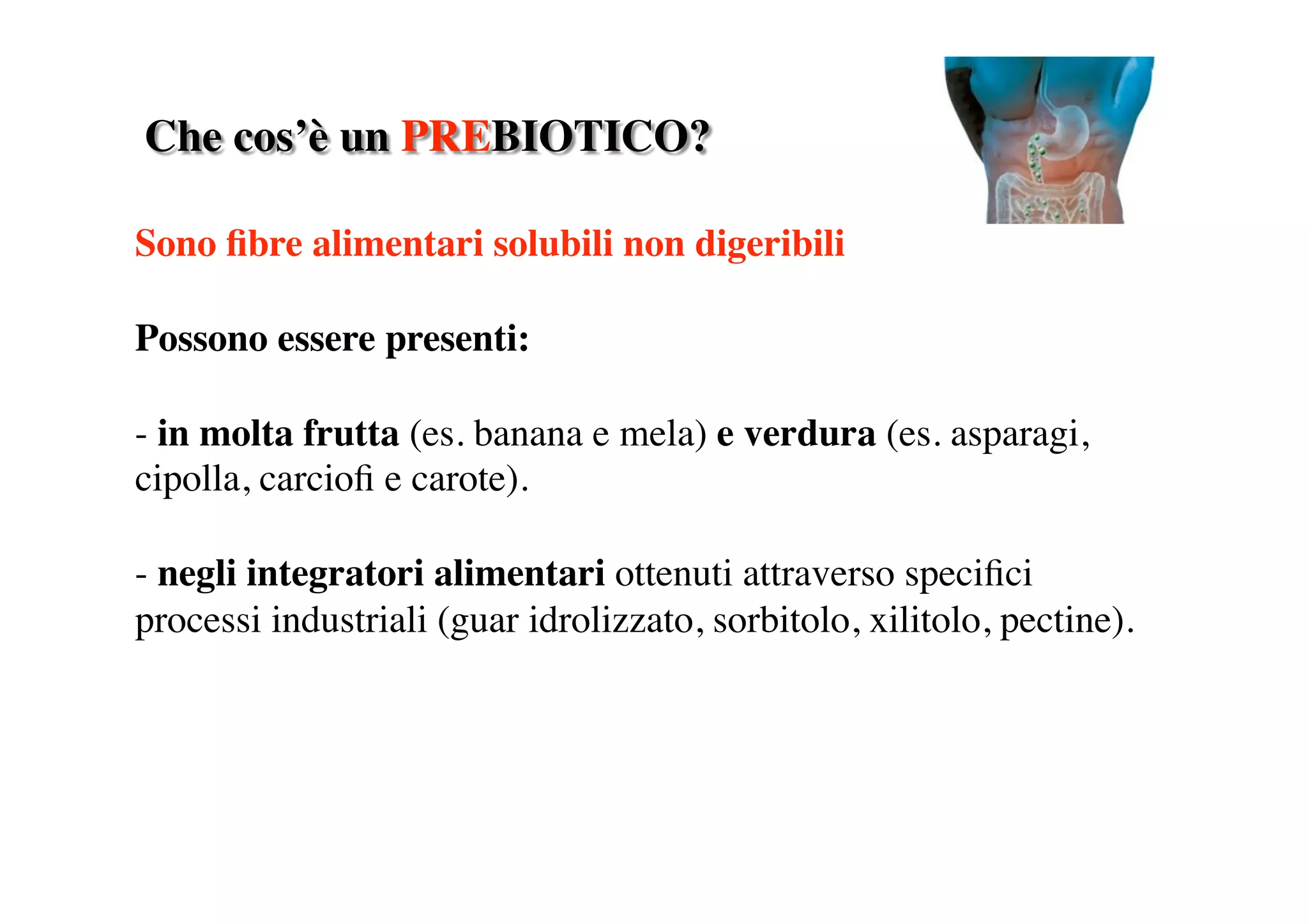 Prebiotici e probiotici | PDF