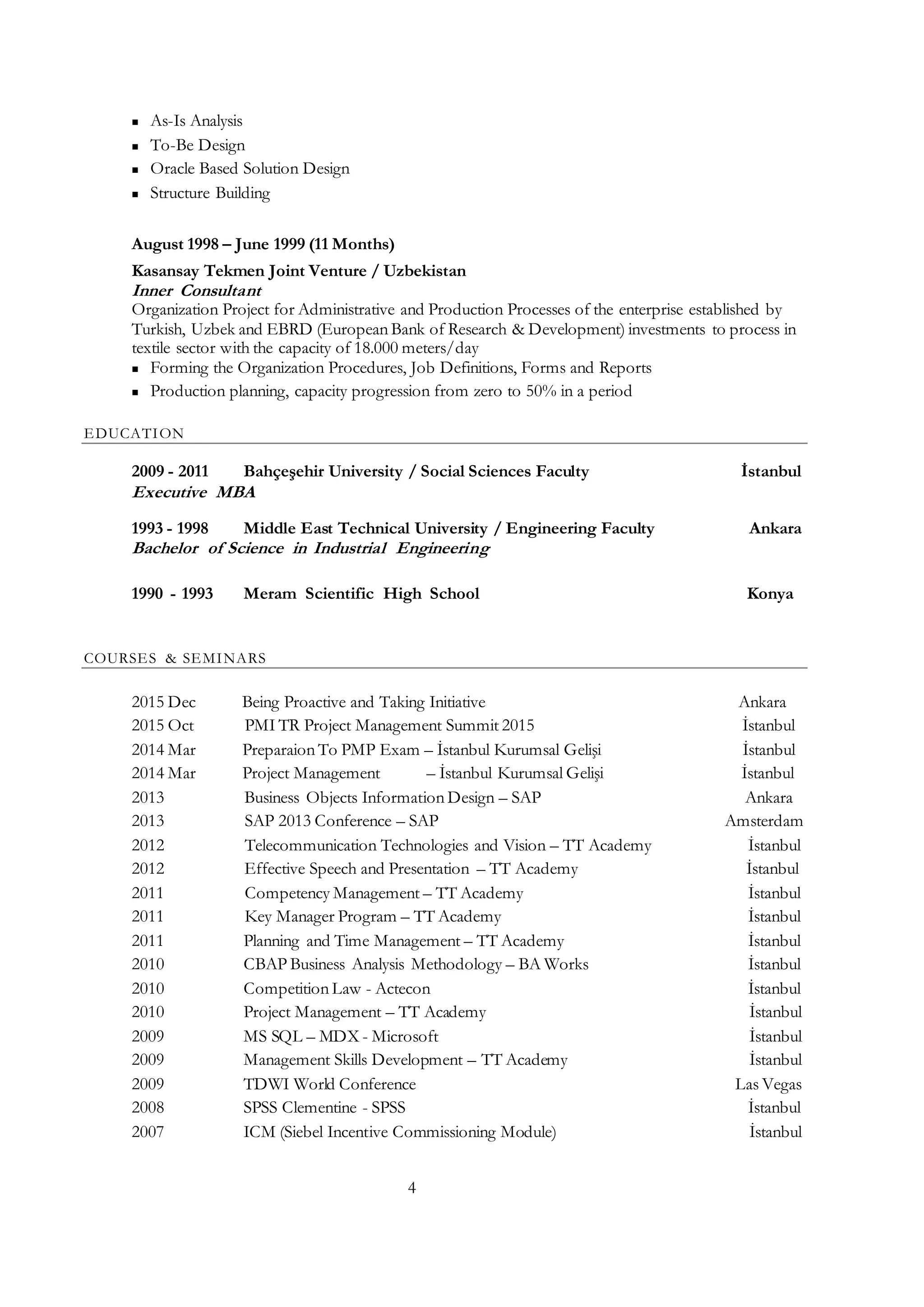 SavasYAGAR_CV_2015 | PDF