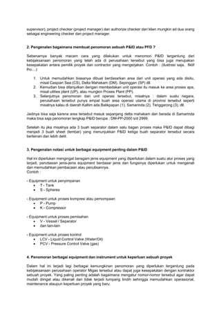 01 bagaimana membuat p&id | PDF