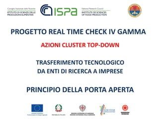 Il Progetto Real Time Check IV Gamma - Antonio Barberis | PDF