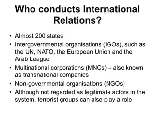 01 basic concepts in international relations | PPTX